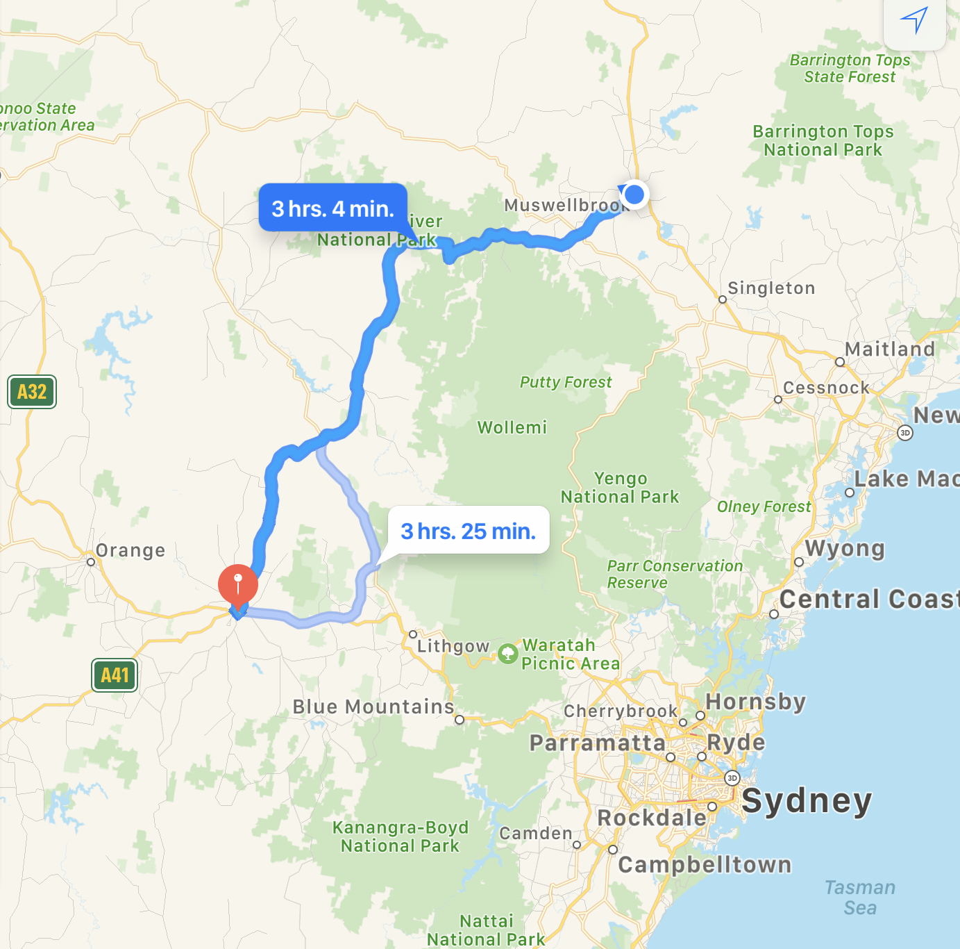Bathurst to Muswellbrook – 18th February 2019 – Rowkin Rovings Blog